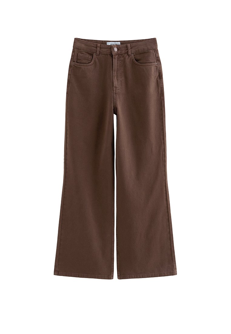 New Look ADALAE HIGH WAISTED WIDE LEG - Flared Jeans - rust/bruin ...