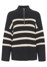 Part Two RAJANAPW - Neule - dark navy stripe/luonnonvalkoinen - Zalando.fi