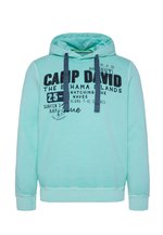 Camp David MIT LOGO ARTWORK - Hoodie - cool mint/mintgroen - Zalando.nl