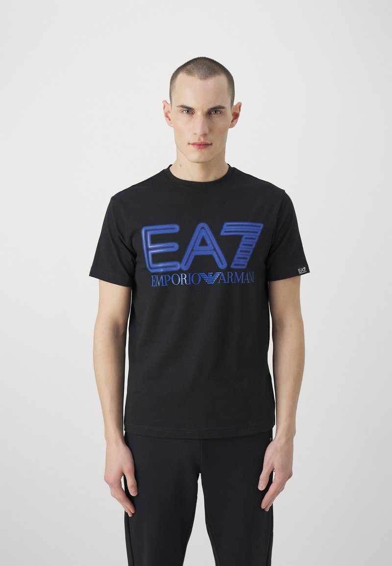 EA7 Emporio Armani T-shirt imprimé - nero/noir - ZALANDO.FR