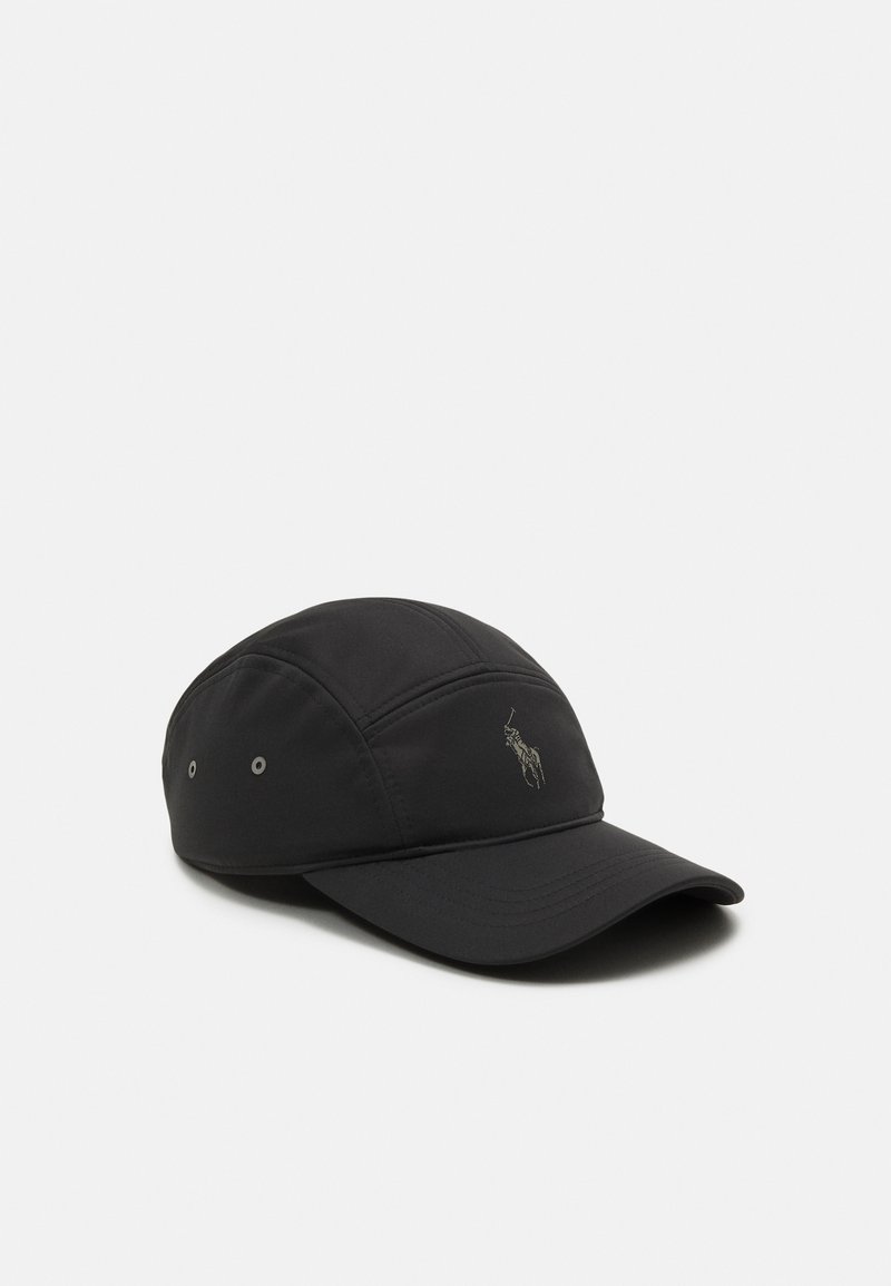 Polo Ralph Lauren INTERLOCK FIVE-PANEL CAP - Casquette - black/noir ...