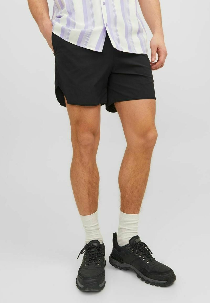 Jack & Jones Szorty/czarny - Zalando.pl