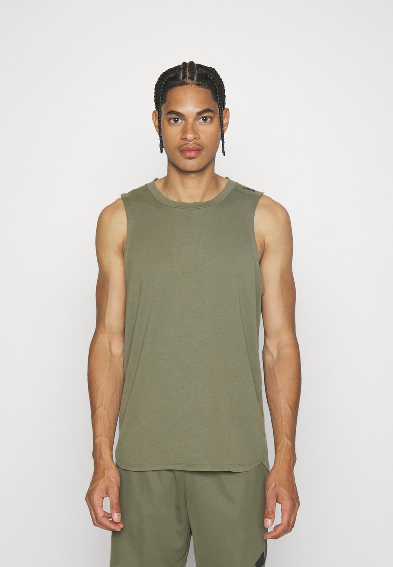 adidas Performance D4T STRENGTH TANK - Top - olive strata/olive - Zalando