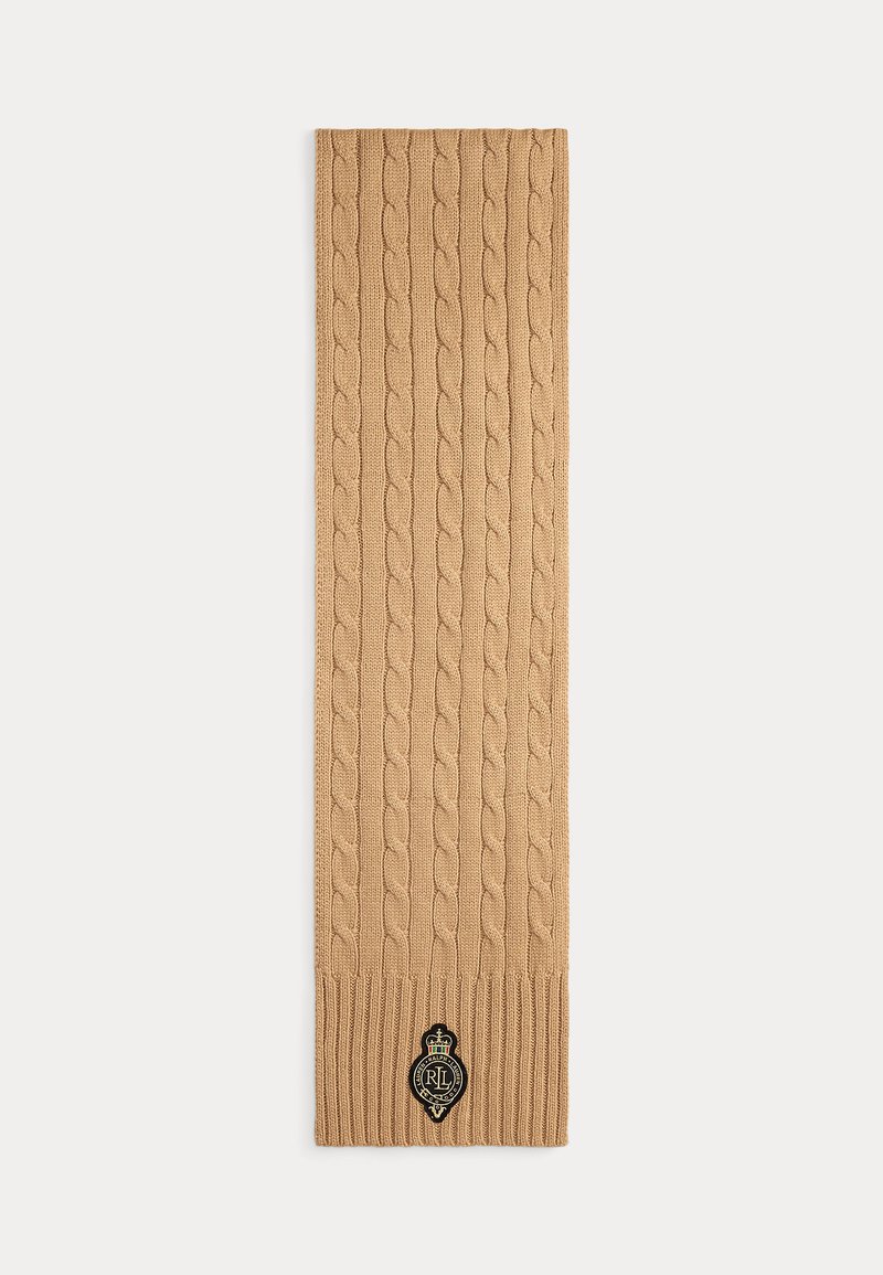 Lauren Ralph Lauren CREST PATCH CABLE KNIT SCARF - Sjal / Tørklæder ...