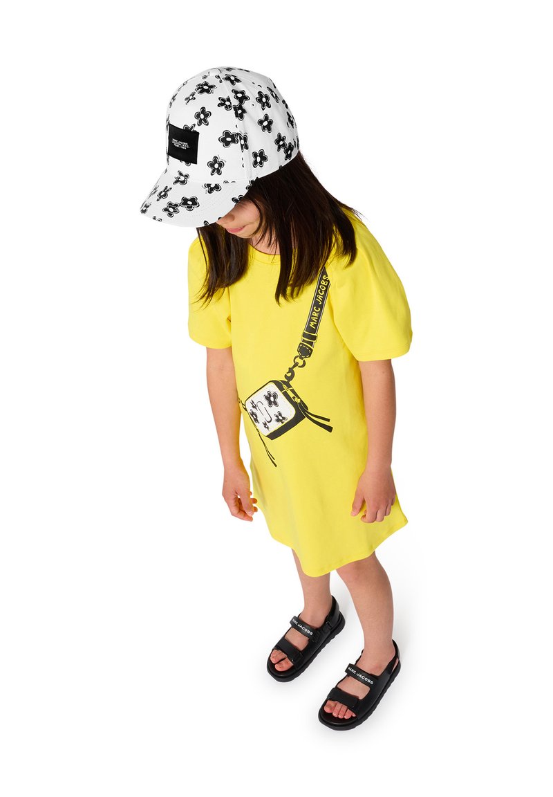 Marc Jacobs MET BALLONMOUWEN - Jersey dress - pop corn/yellow - Zalando