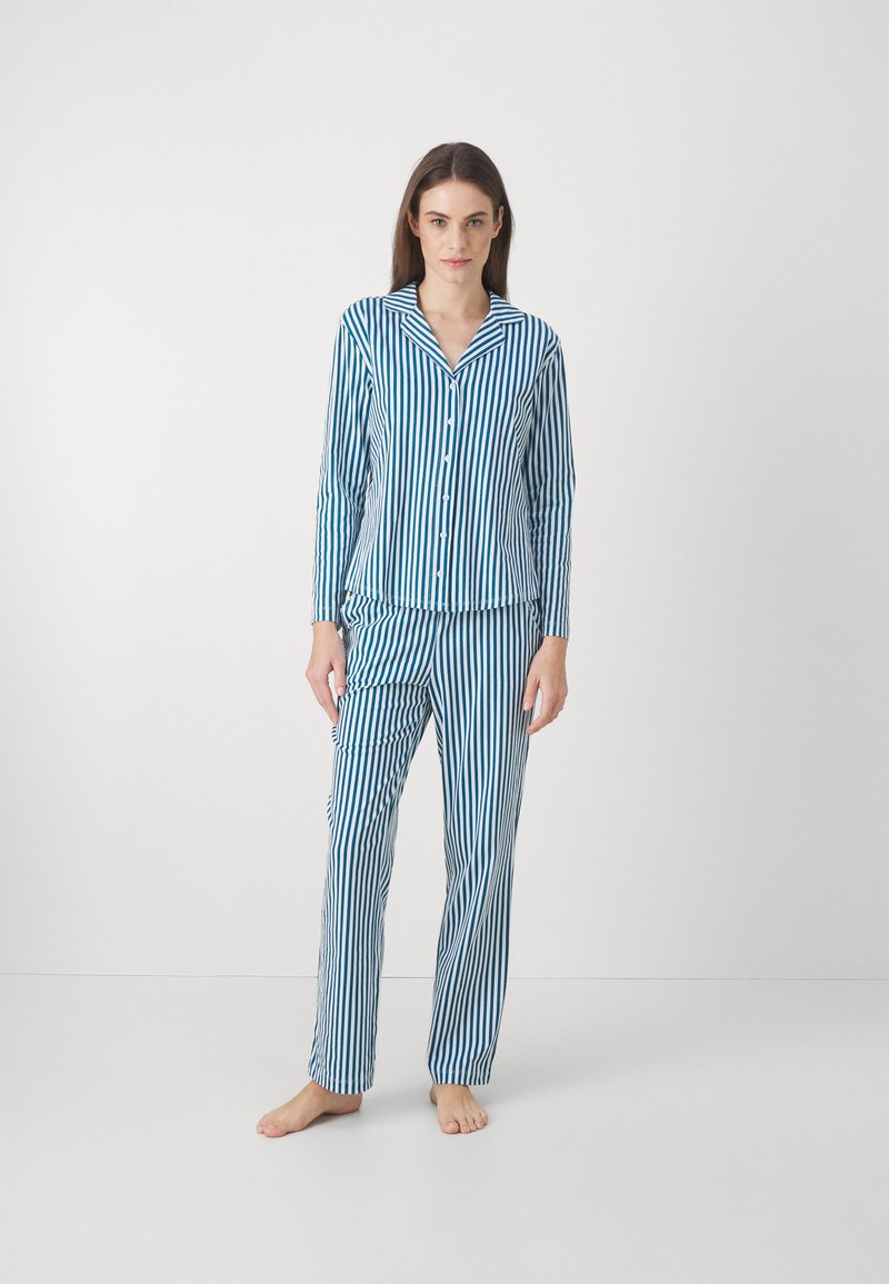 LASCANA VIVANCE DREAMS CLASSIC - Pyžamová sada - dark green/tmavě zelená - Zalando.cz