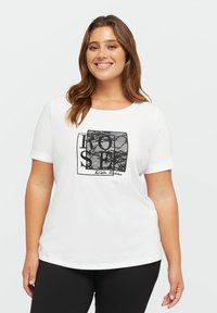 Fiorella Rubino Print T-shirt - bianco/white - Zalando