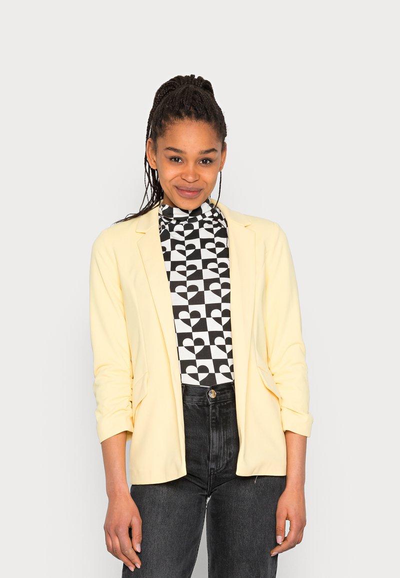 ONLY ONLCAROLINA DIANA - Īss mētelis - lemon meringue/dzeltens - Zalando.lv