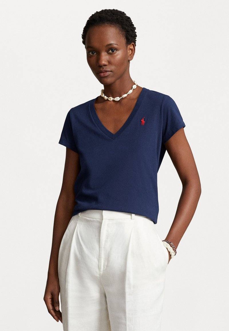 Polo Ralph Lauren NEW SHORT SLEEVE - T-shirt basic - cruise navy/blu scuro - Zalando.it