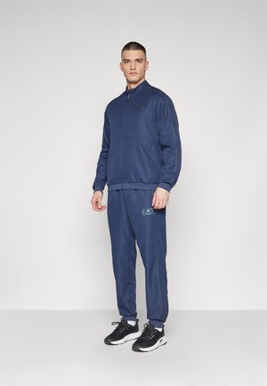 EA7 Emporio Armani VENTUS TRACKSUIT - Survêtement - black/noir - ZALANDO.FR