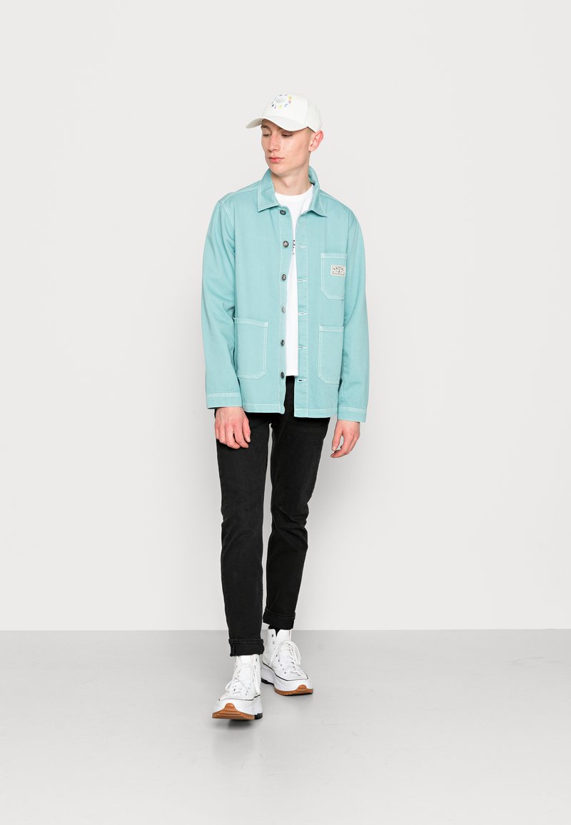Kaotiko WORK JACKET - Giacca di jeans - aqua green/verde - Zalando.it
