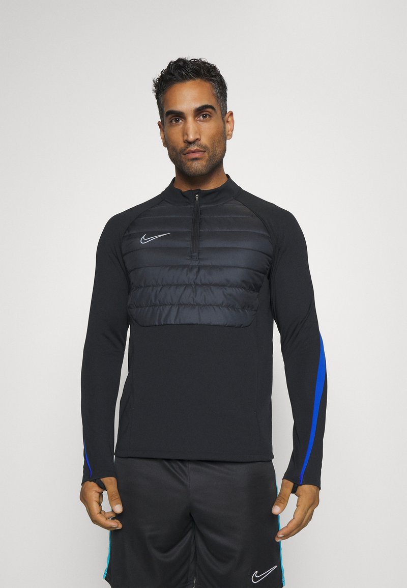Nike Performance TOP - Topper langermet - black/hyper royal/reflective ...