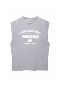 PULL&BEAR MUHAMMAD ALI SLEEVELESS - Top - grey/grau - Zalando.ch