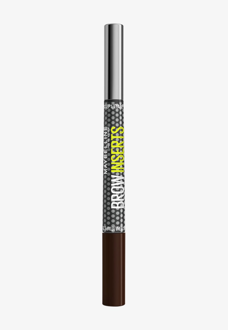 Maybelline New York BROW INSERTS - Eyebrow pencil - black brown/black ...
