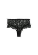Tezenis HIGH-WAIST - String - schwarz black/noir - ZALANDO.BE