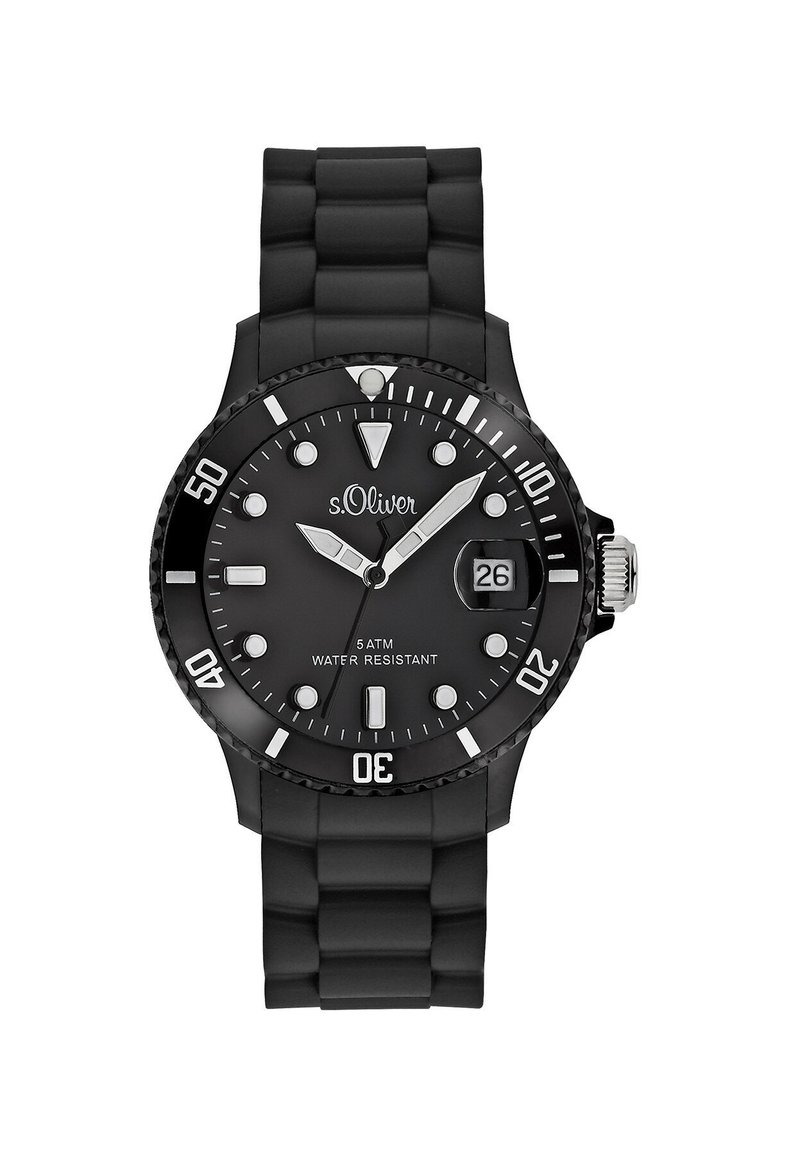 s.Oliver Watch - schwarz/black - Zalando.de