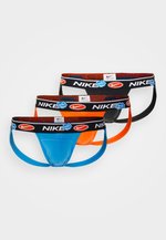 Nike Underwear DAY JOCK STRAP 3 PACK - Fecskék - black/team orange/photo blue/sárgabarackszín ...