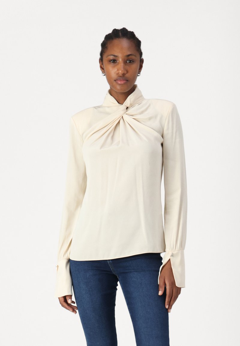 Patrizia Pepe Blouse - odyssey white/sand - Zalando.ie