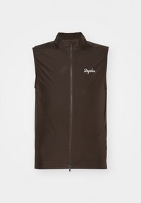 Rapha MENS CORE GILET - Veste sans manches - deep coffee/white/marron - ZALANDO