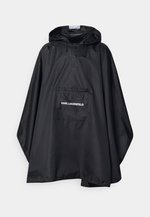KARL LAGERFELD K/ESSENTIAL RAIN PONCHO UNISEX - Cape - black - Zalando ...
