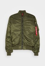 Alpha Industries MA-1 PUCKERED - Bomberjacke - dark olive/oliv - Zalando.ch