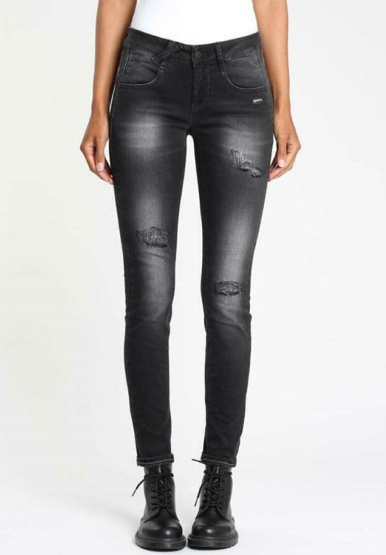 Gang NELE - Jeans Skinny Fit - black denim - Zalando