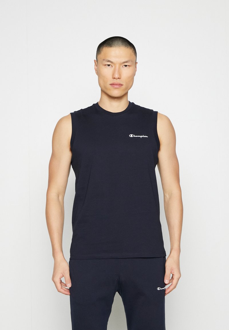Champion Sleeveless Crewneck Top Dark Blue Dunkelblau Zalando De
