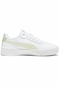 Puma CARINA 2.0 - Sneaker low - white green illusion pure green/weiß ...
