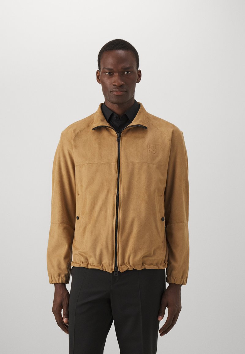 HUGO Training jacket - open beige/beige - Zalando.ie