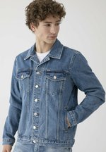 LTB SIMEON RAVIO - Denim jacket - mid blue/mottled blue - Zalando