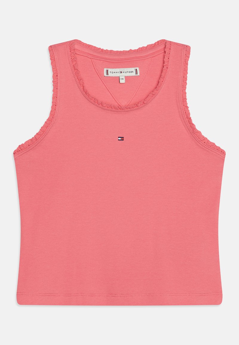 Tommy Hilfiger ESSENTIAL LACE TANK - Top - glamour pink/pink - Zalando ...