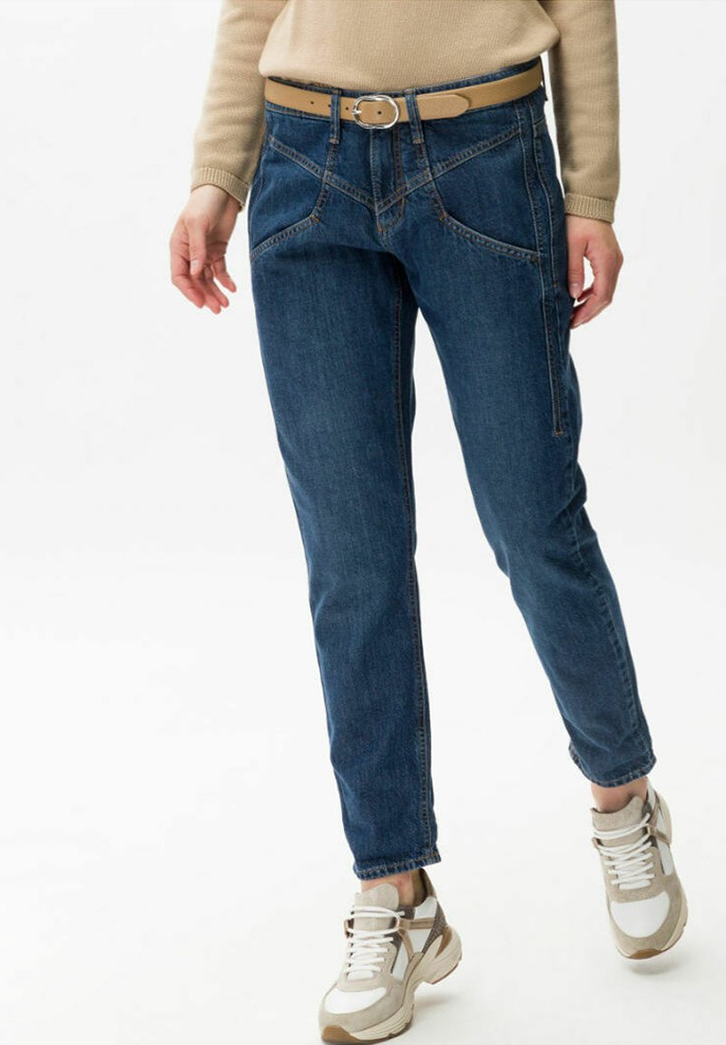 BRAX STYLE MERRIT - Jeans Straight Leg - used regular blue/dunkelblau ...