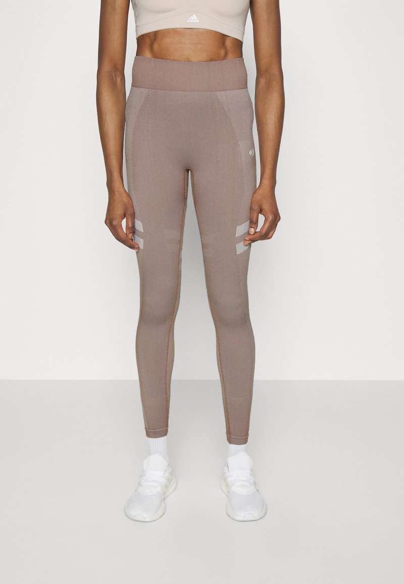 Even&Odd active SEAMLESS POWER - Tights - taupe - Zalando.ch