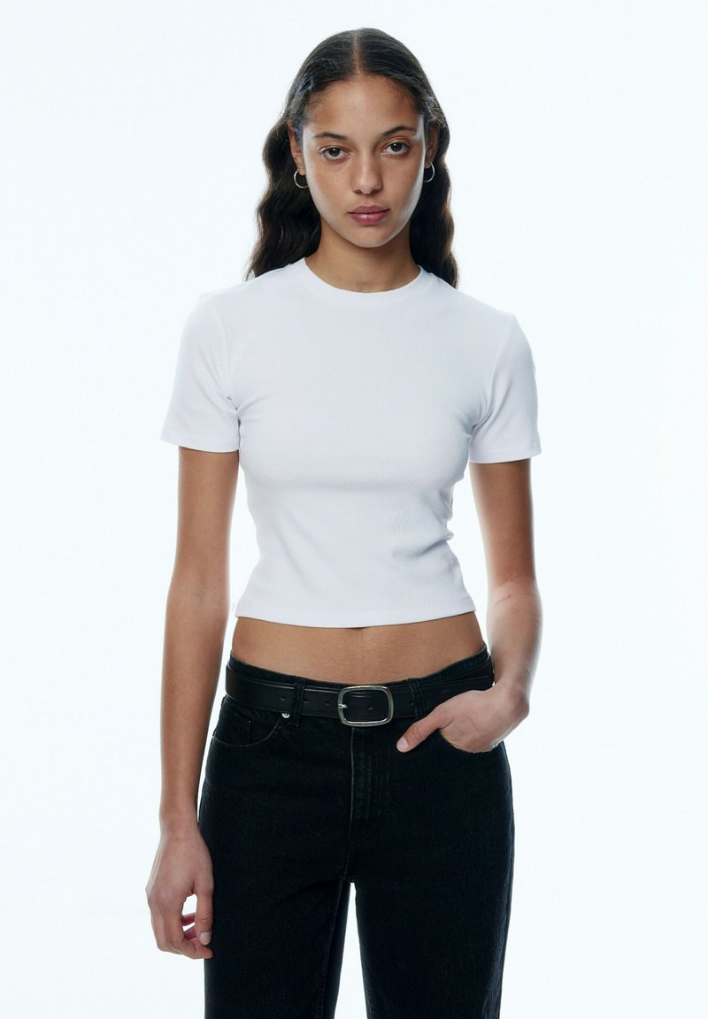 EDITED HAUKE - T-shirt basic - weiß/wit - Zalando.be