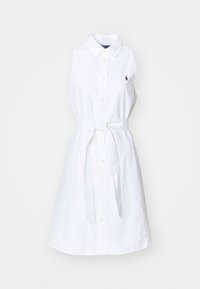 Polo Ralph Lauren BLAR LONG SLEEVE DAY DRESS - Blousejurk - white/wit - Zalando.be