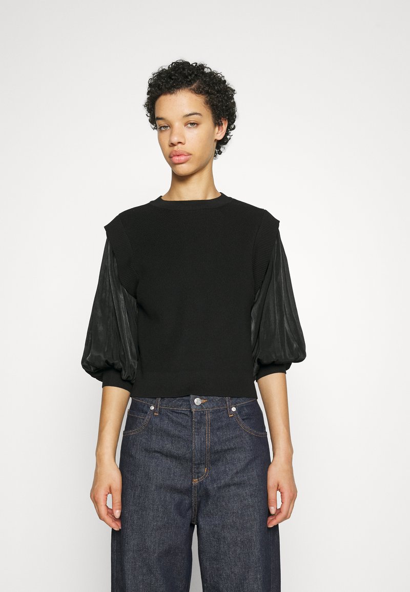 DKNY CUT OUT - Bluse - black/schwarz - Zalando.de