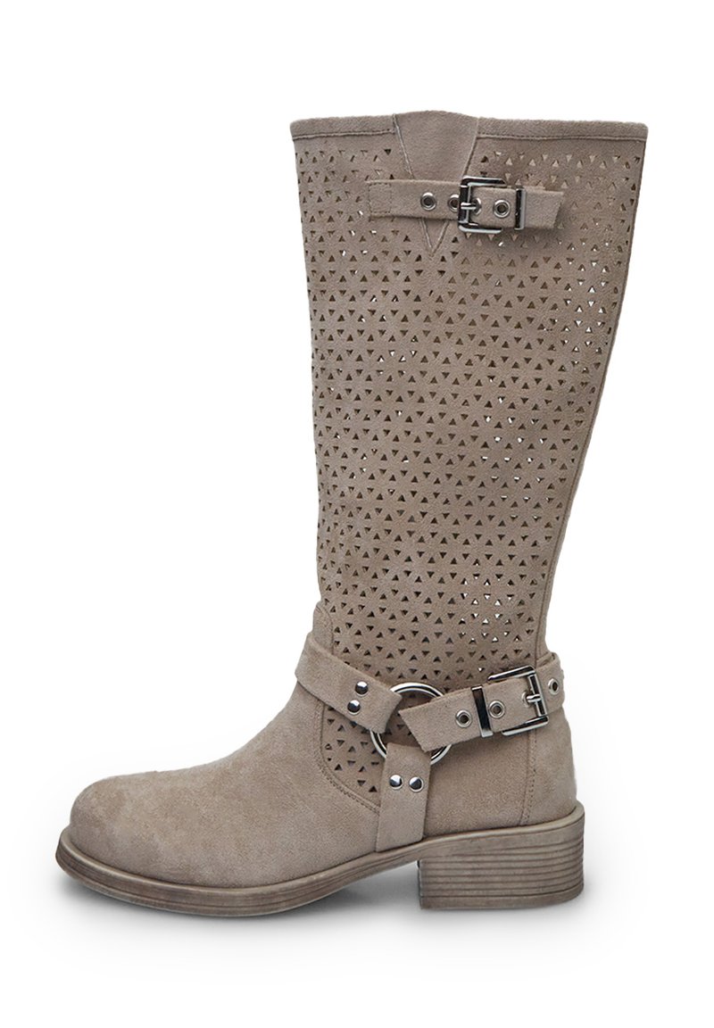 Bata Cowboy-/Bikerboot - khaki - Zalando.de