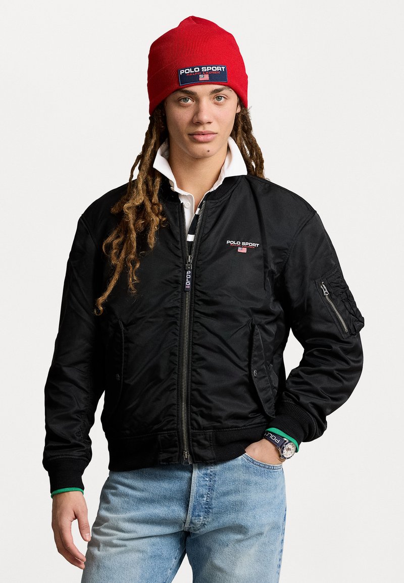 Polo Ralph Lauren SPORT - Bomber Jacket - black - Zalando.co.uk