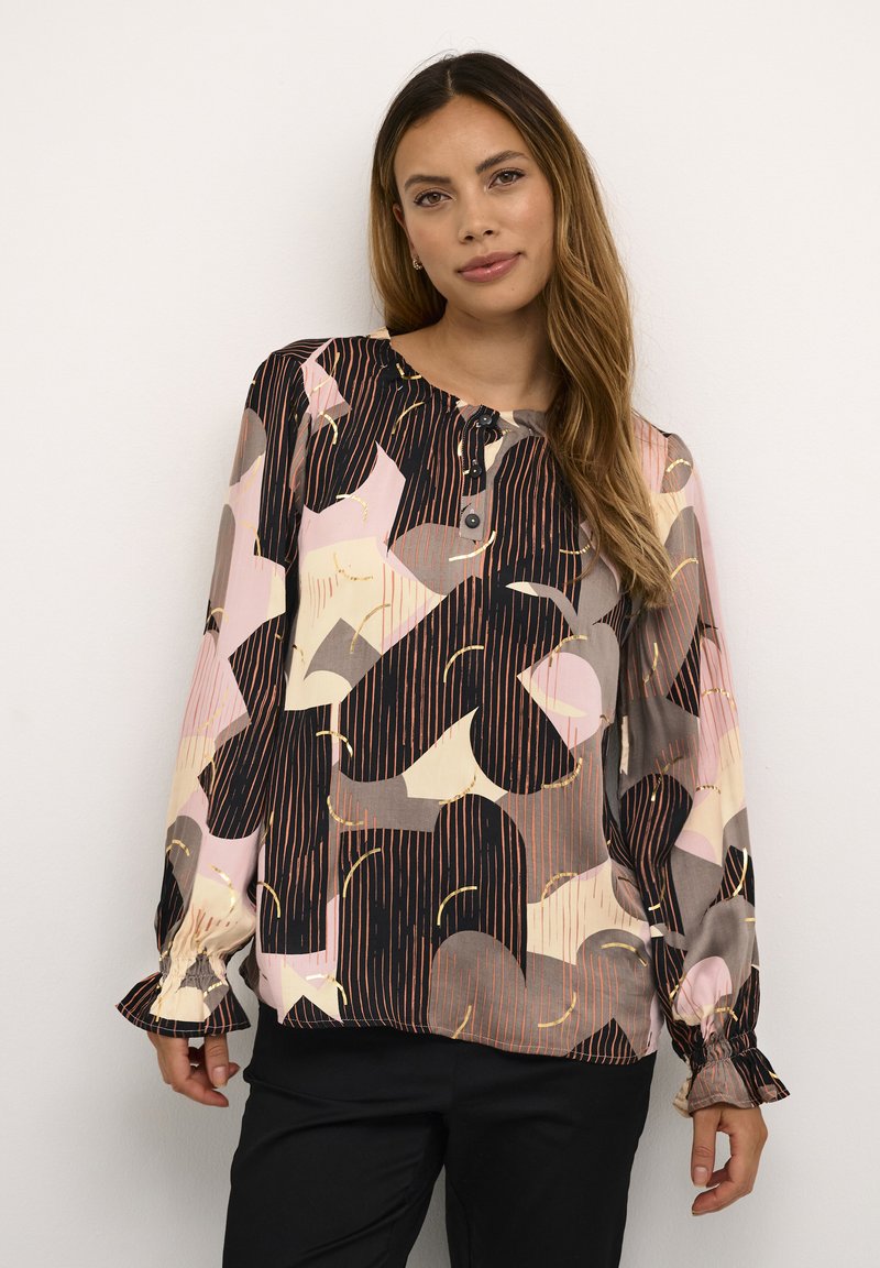 Culture HELENA LS - Blouse - pale mauve abstract/rose clair - ZALANDO.FR