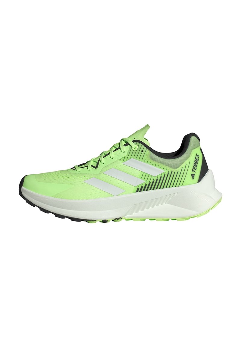 Adidas Terrex SOULSTRIDE FLOW - Trail running shoes - green spark ...