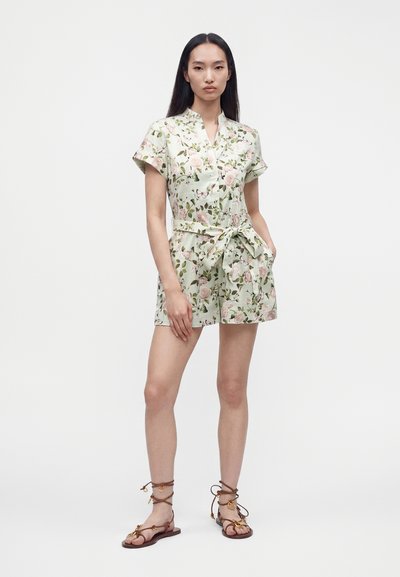 Alice + Olivia LUCY ROLLROM ROMPER - Overal - garden gossip/light sage ...
