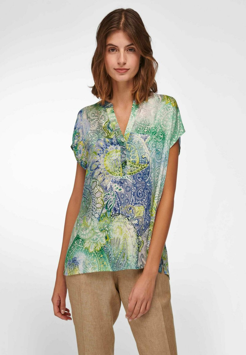 PETER HAHN Blouse - mint multicolor/mintgroen - Zalando.be