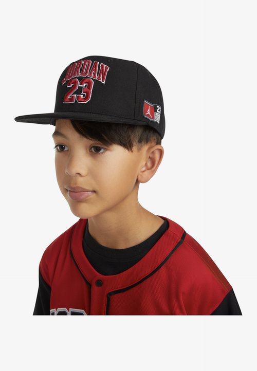 Jordan JUMPMAN SNAPBACK - Cap - black/gym red/schwarz - Zalando.ch