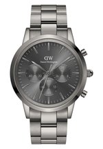 Daniel Wellington ICONIC - Chronograph - graphite/grau - Zalando.ch