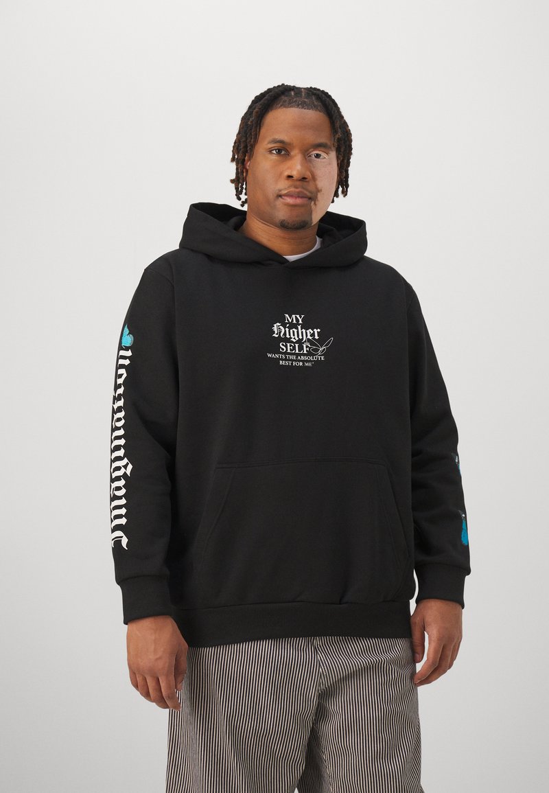 Jack & Jones JORBUZZ HOOD - Sweater - black/zwart - Zalando.nl