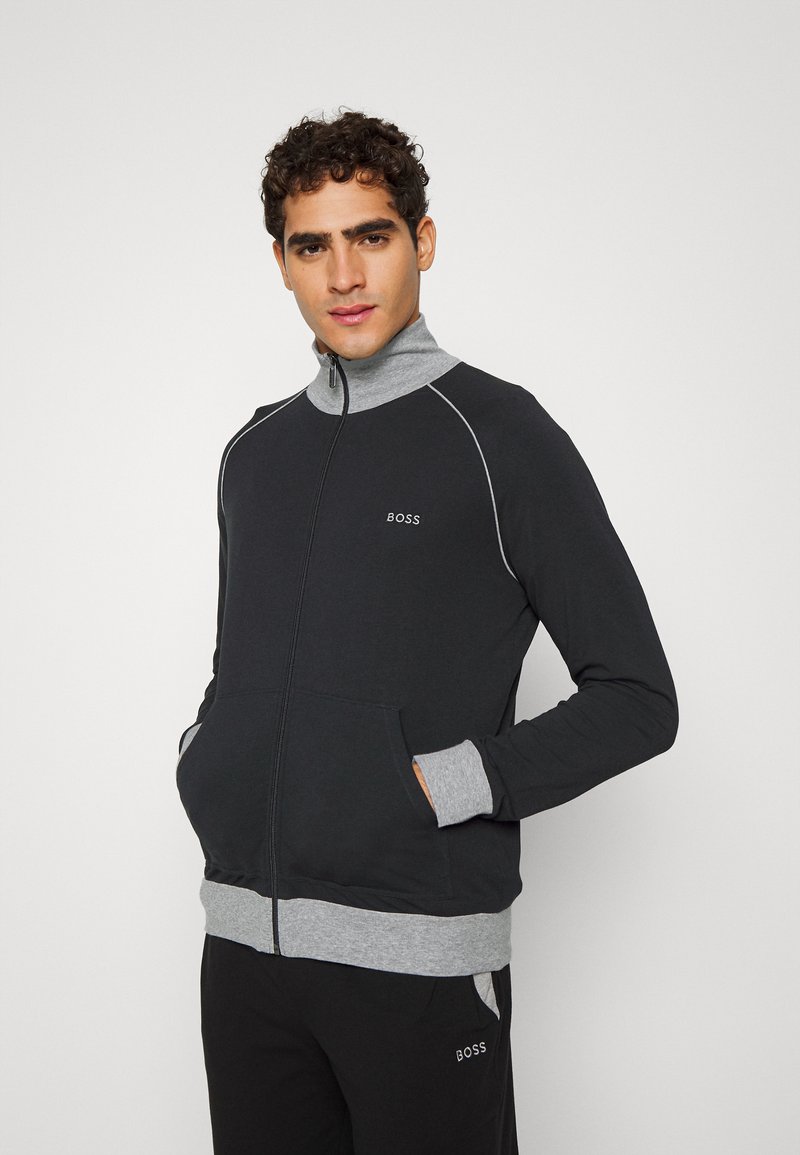 BOSS MIX MATCH JACKET - Sweatjacke - black/schwarz - Zalando.de