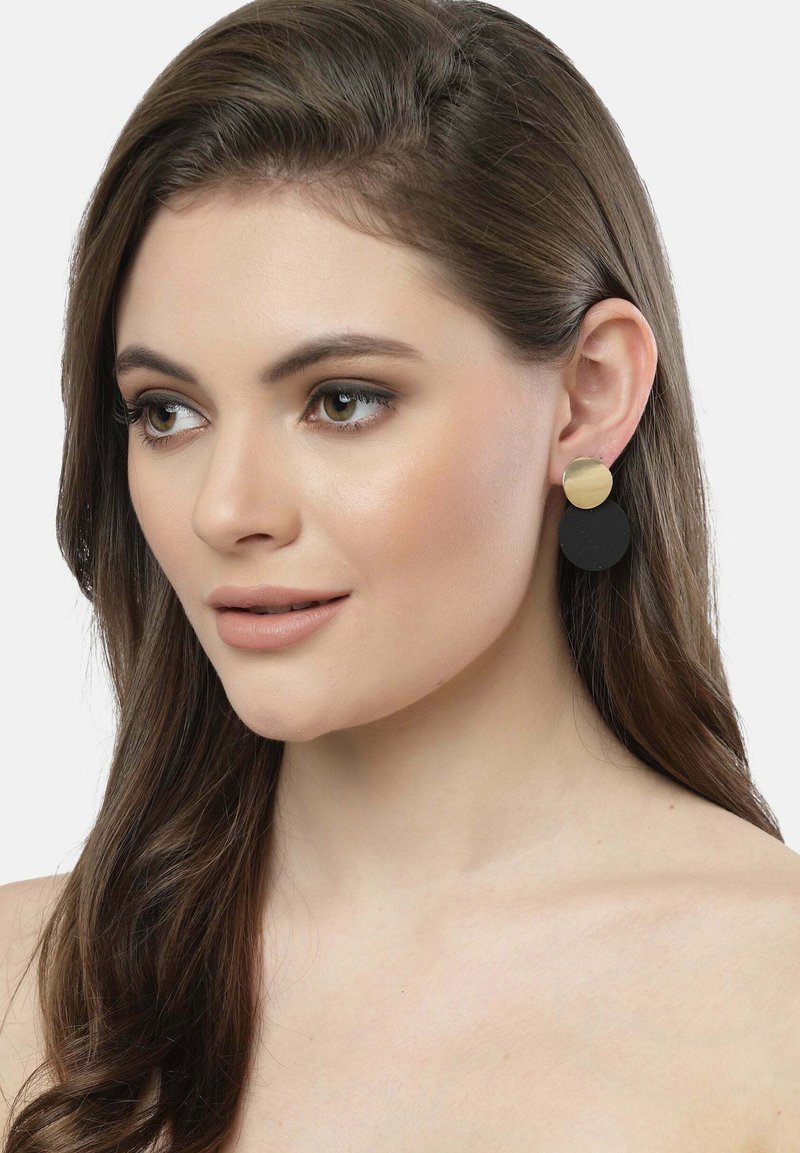 avant-garde-paris-circular-drop-ohrringe-black-schwarz-zalando-de