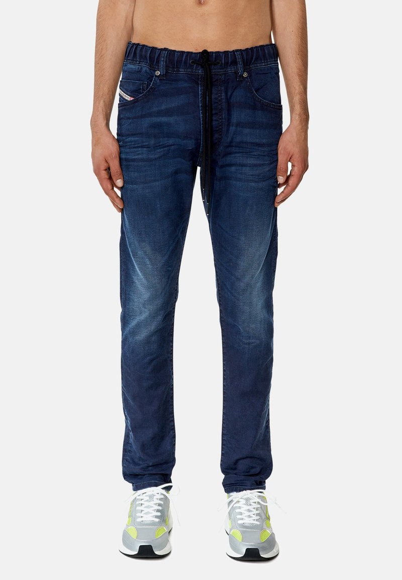 Diesel KROOLEY 068FB TAPERED - Jeans Straight Leg - dark blue ...
