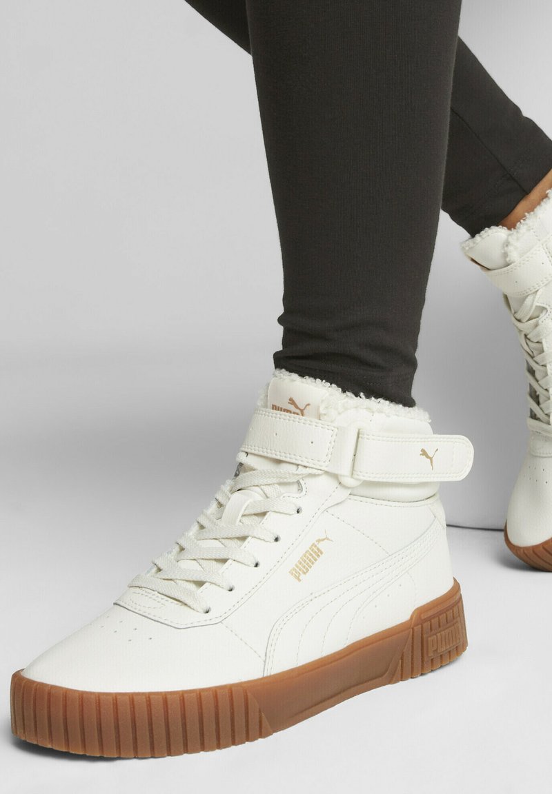 Puma High-top trainers - vapor gray- gold-gum/grey - Zalando.ie
