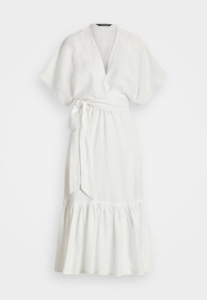 Lauren Ralph Lauren Petite ELMAND SHORT SLEEVE DAY DRESS - Freizeitkleid - cream multi/offwhite ...